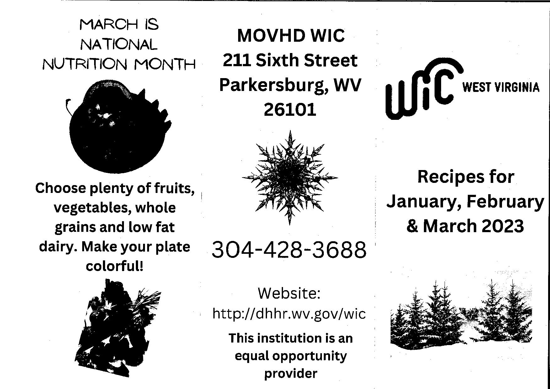 WIC Nutrition Education – Mid-Ohio Valley Health Department